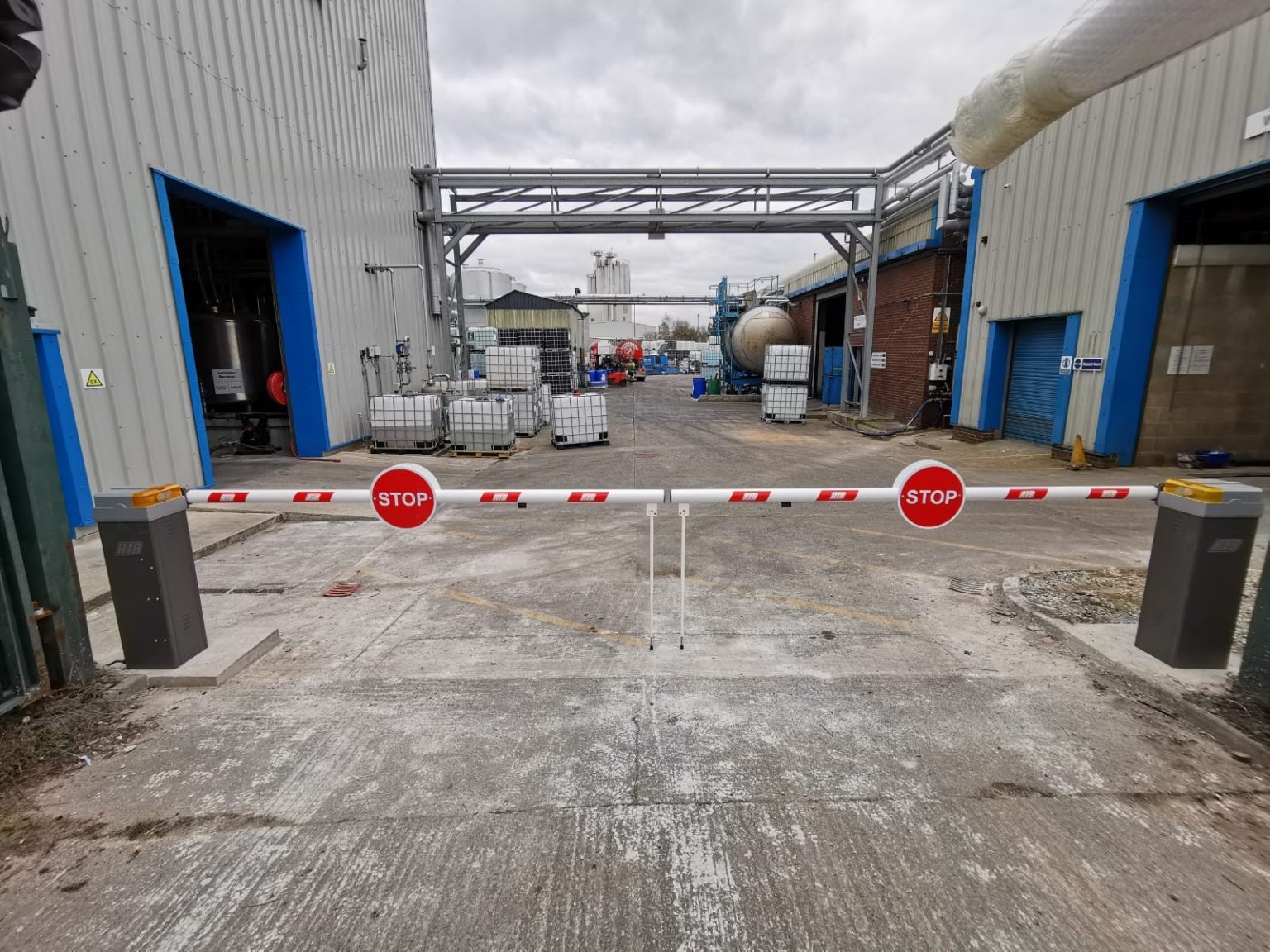 Automatic Barrier Install – Trafford, Manchester - Auto Mate Systems Ltd.