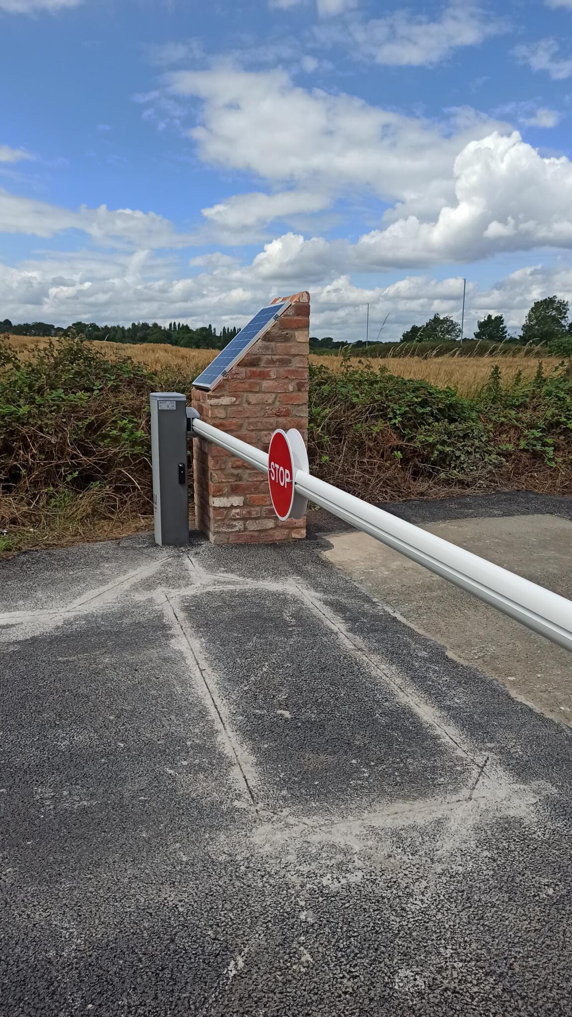 Bespoke Solar Powered Barrier Install – Yorkshire - Auto Mate Systems Ltd.