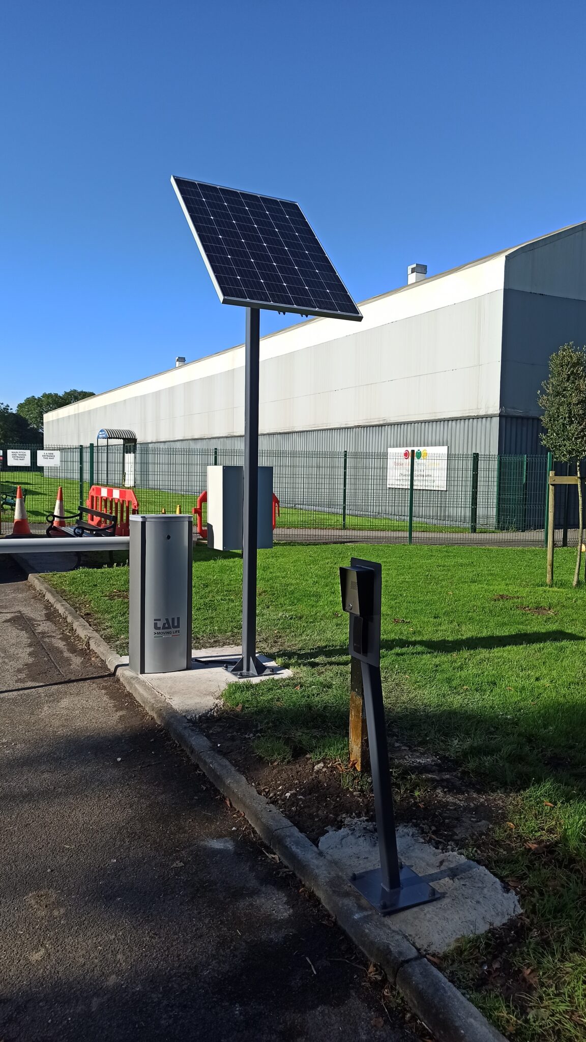 Solar Powered Barrier Install - Lancashire - Auto Mate Systems Ltd.